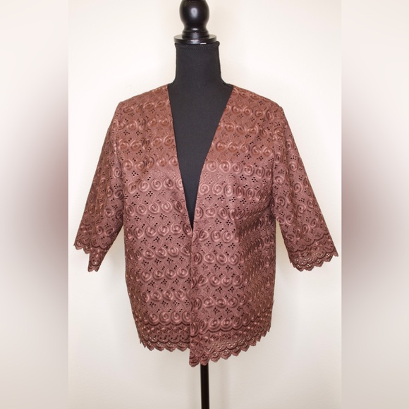 Jackets & Coats | Vintage Eyelet Jacket | Poshmark